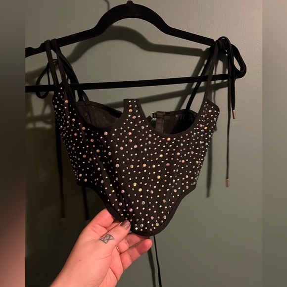 Tops | Super Sparkly Corset | Poshmark